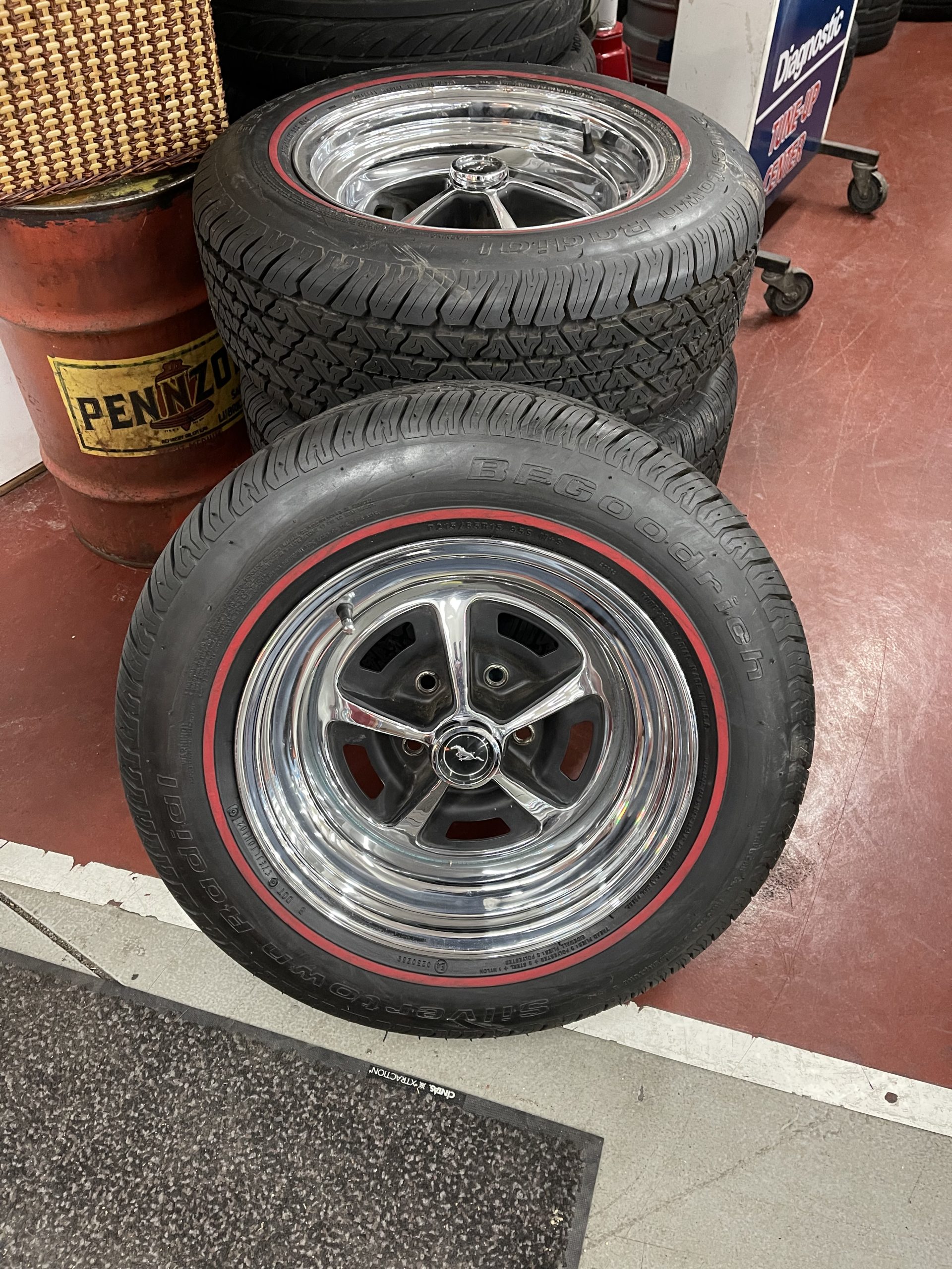 64-66 Mustang wheels and tires. – The Project Swap